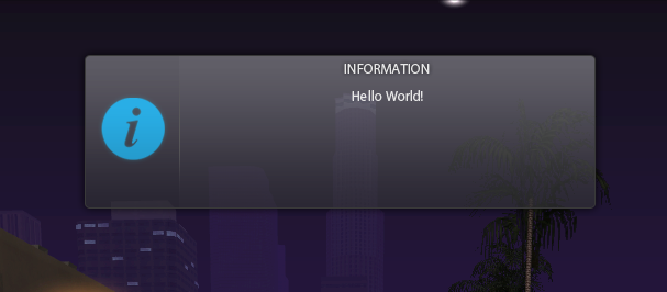 notifications | Multi Theft Auto | Community