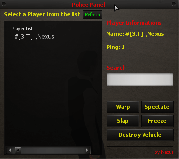 police_panel_by_nexus | Multi Theft Auto | Community