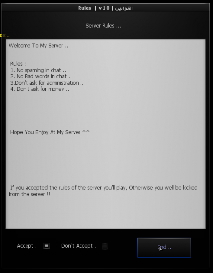 rules_p | Multi Theft Auto | Community