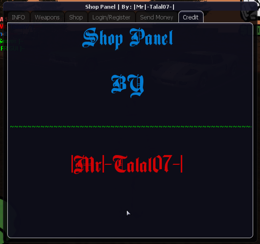 shop_panel | Multi Theft Auto | Community