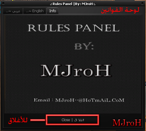 xrules-panel | Multi Theft Auto | Community